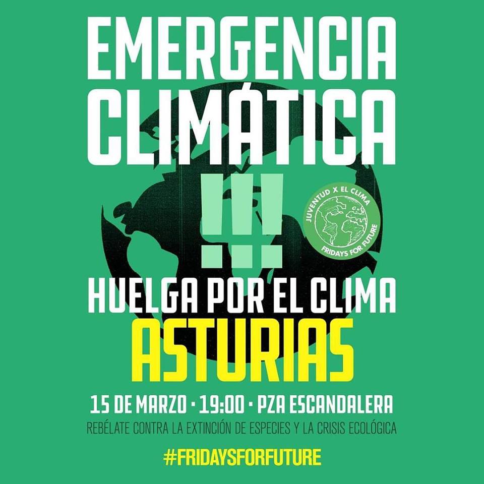 15 Marzu: xornada internacional escontra’l Cambiu Climáticu – InfoAsturies